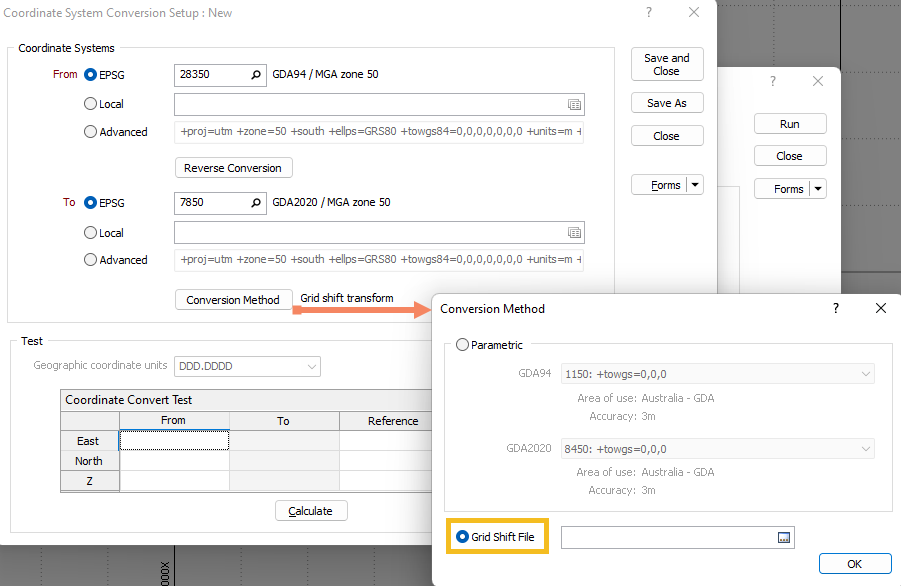 Null Transformation In Coordinate Conversion And Grid Shifting Micromine Origin And Beyond