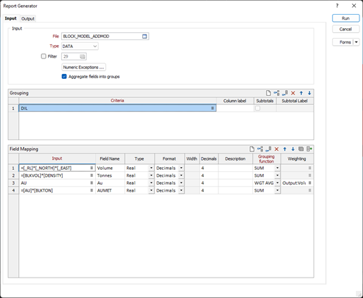 Block Model Reblocking, Regularisation & Reporting – Micromine Origin ...