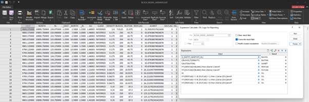 Block Model Reblocking Regularisation And Reporting Micromine Origin And Beyond