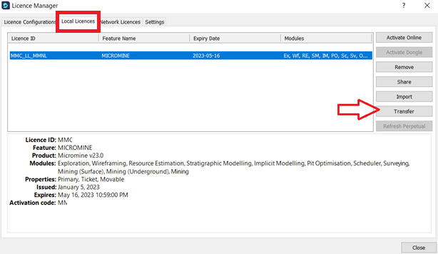 How to transfer a local licence (node-lock) – Origin & Beyond Quick ...