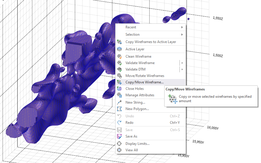How To Move Wireframes – Micromine Origin and Beyond