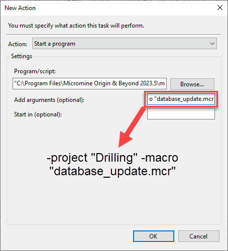 Using Windows Task Scheduler For Automating Micromine Origin And Beyond Quick Articles