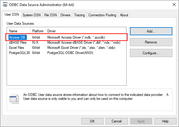 Importing Data Via Odbc Micromine Origin And Beyond