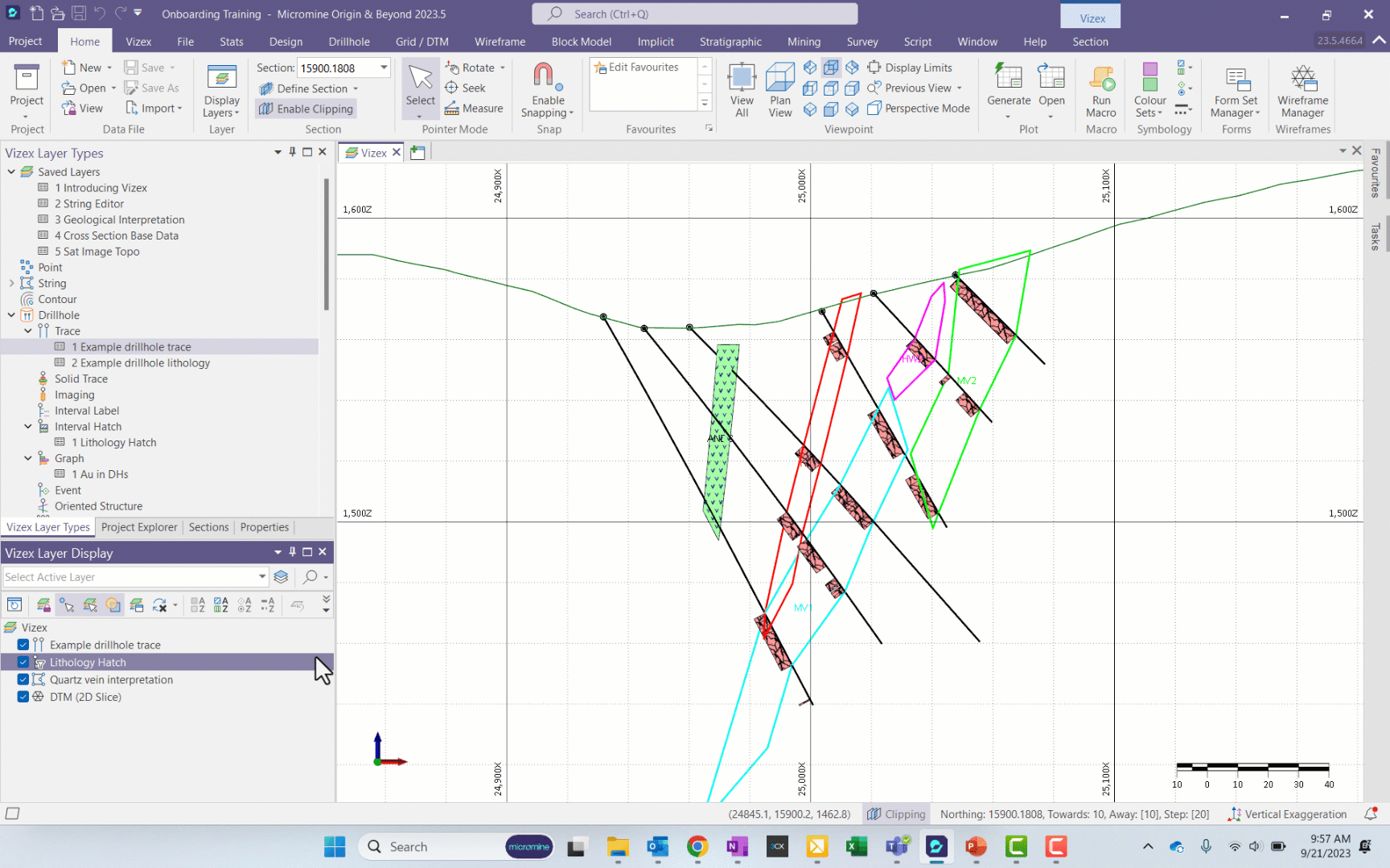 How To Toggle Filters From The Vizex Layer Display Micromine Origin