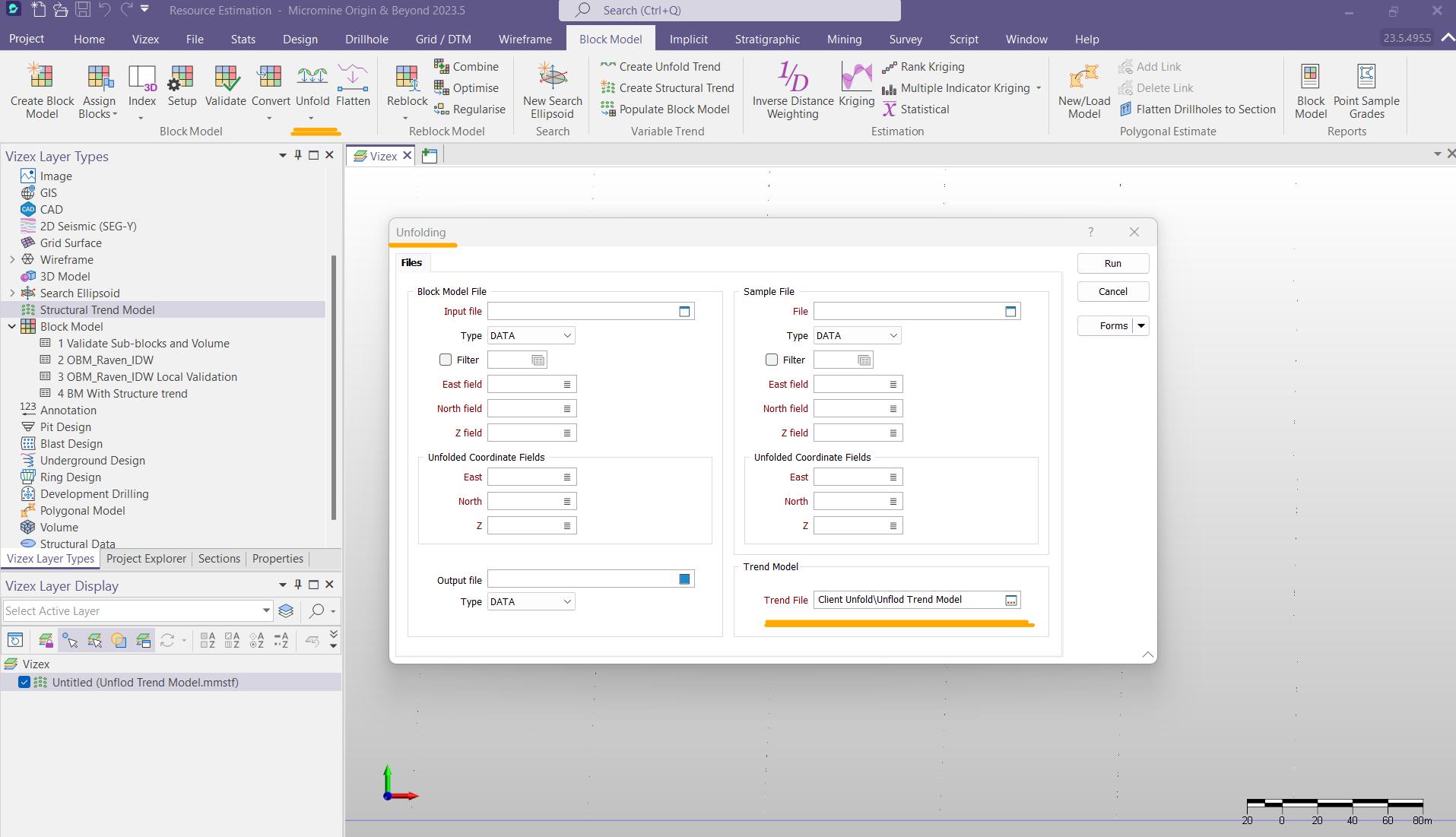 Utilizing Search Trends for Faulted or Folded Ore Bodies – Micromine Origin and Beyond