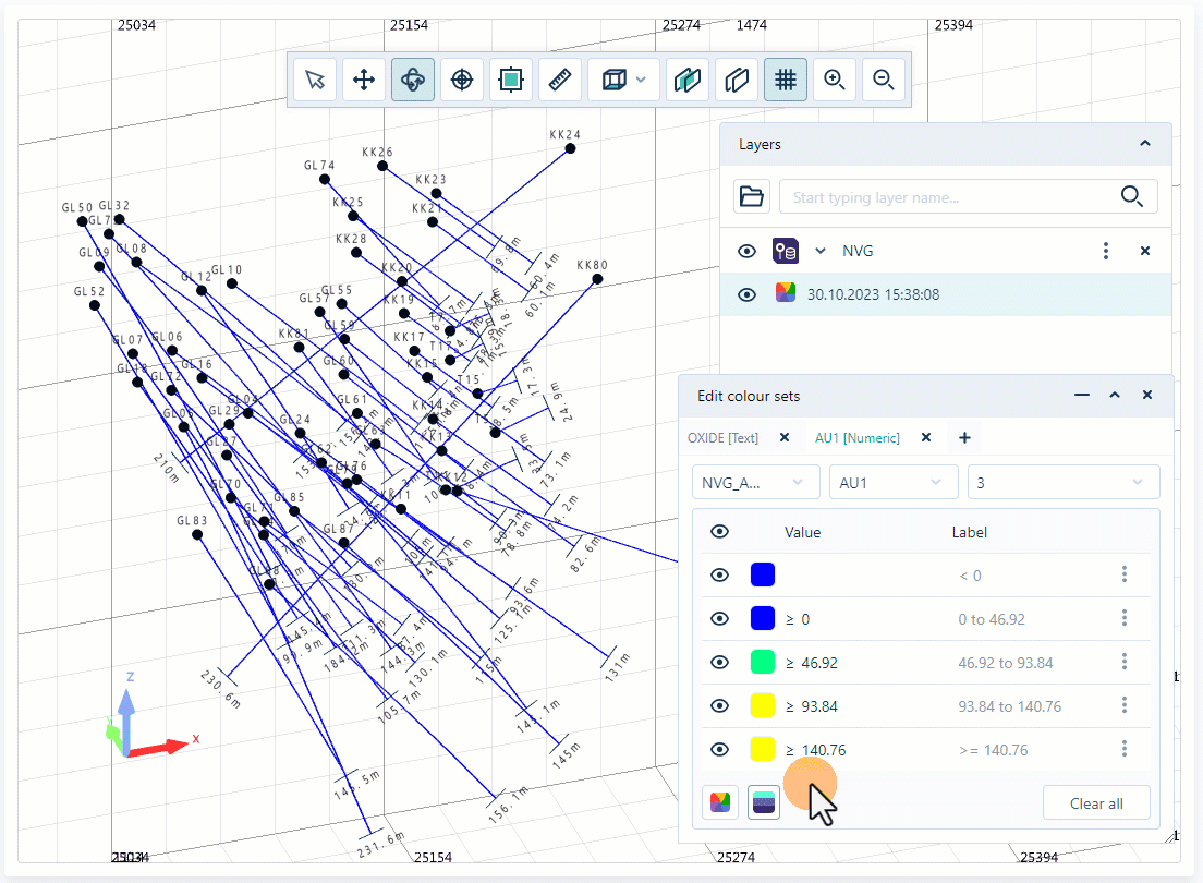 Viewing Drillhole Data In The Nexus Viewer Origin And Beyond Quick Articles