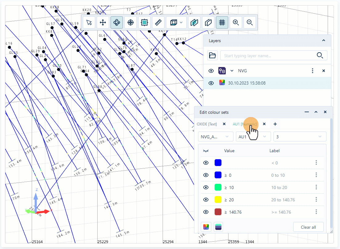 Viewing Drillhole Data In The Nexus Viewer Origin And Beyond Quick Articles