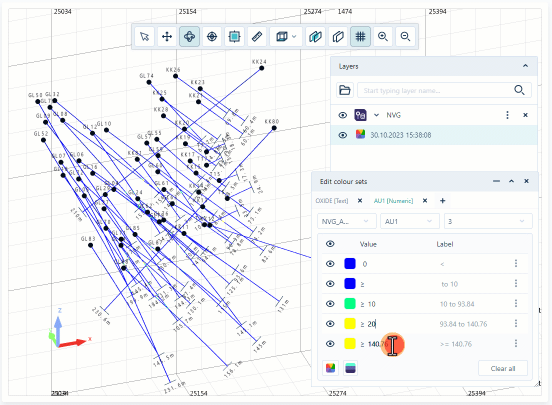 Viewing Drillhole Data in the Nexus Viewer – Origin & Beyond Quick Articles