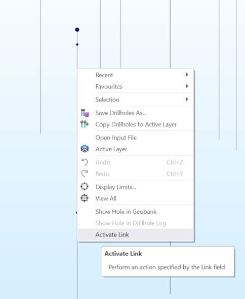 Linking A Core Image To Well Path Sampling Intervals Micromine Origin And Beyond