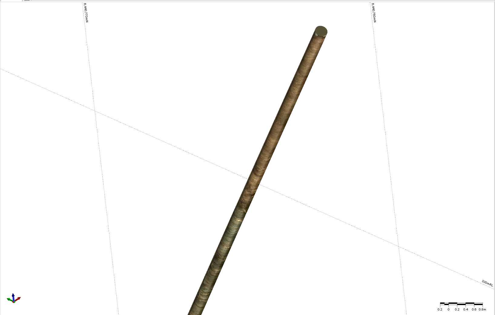 Displaying core photos along the drillhole trajectory. – Origin & Beyond Quick Articles