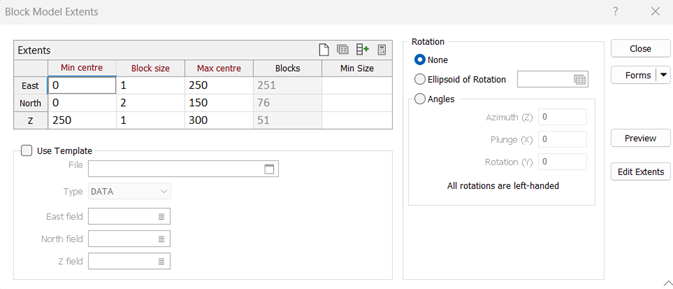 How to rotate an entire block model around center (Center Pivot) – Micromine Origin and Beyond