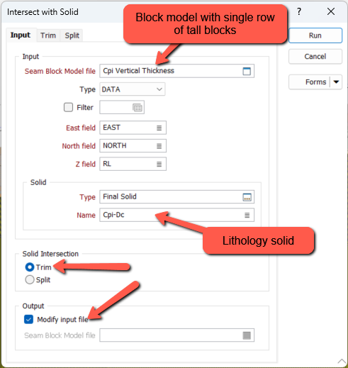 How to display vertical thickness lithology using a Block Model: an Isopach Alternative ...