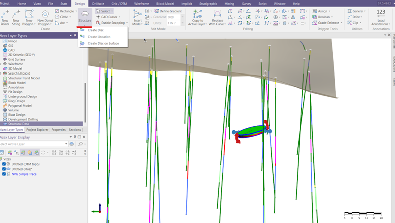 How To Create Structural Trends From Mean Structural Data Micromine
