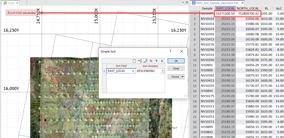 How To Fix The "Zoom Limit Exceeded" Warning – Micromine Origin and Beyond