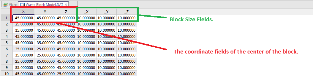 How To Combine Block Models In A Single File Micromine Origin And Beyond 4606