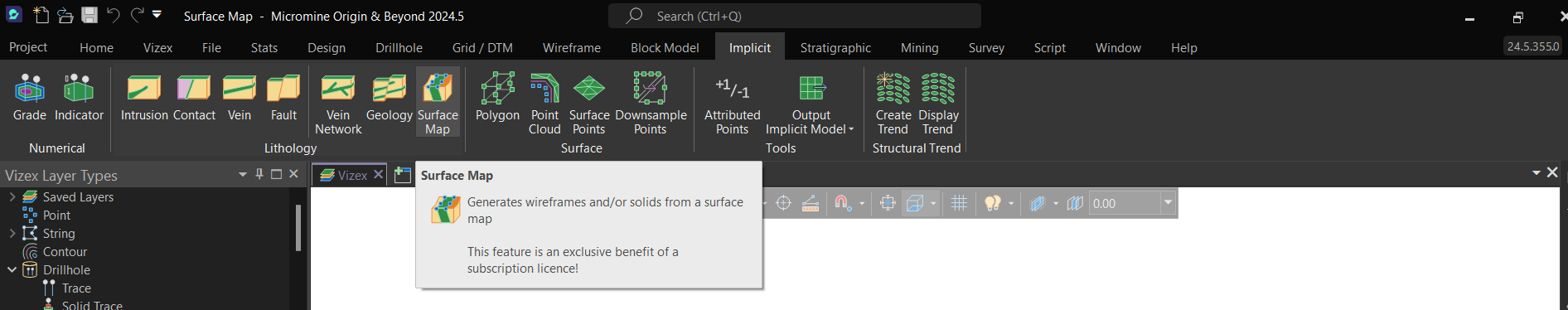 Creating Surface Map Micromine Origin And Beyond