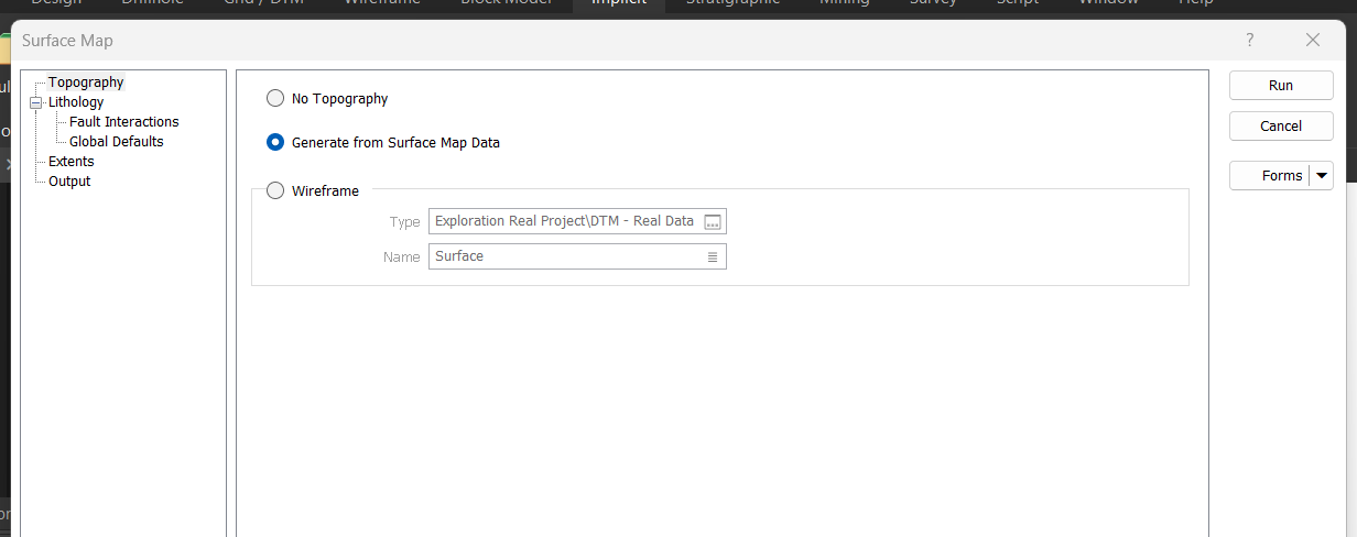 Creating Surface Map Micromine Origin And Beyond