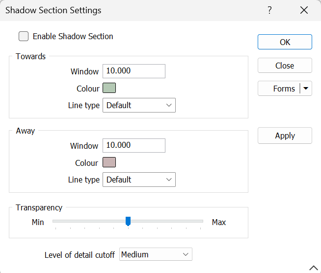 Shadow Sections – Micromine Origin and Beyond