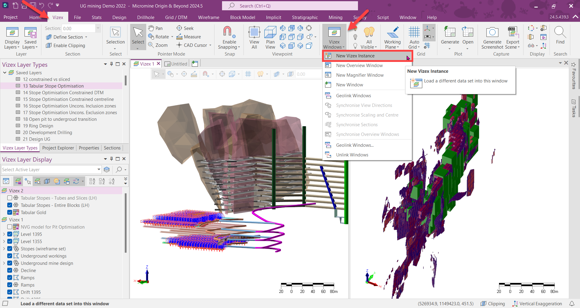 How to plot two different Vizex windows – Origin & Beyond Quick Articles