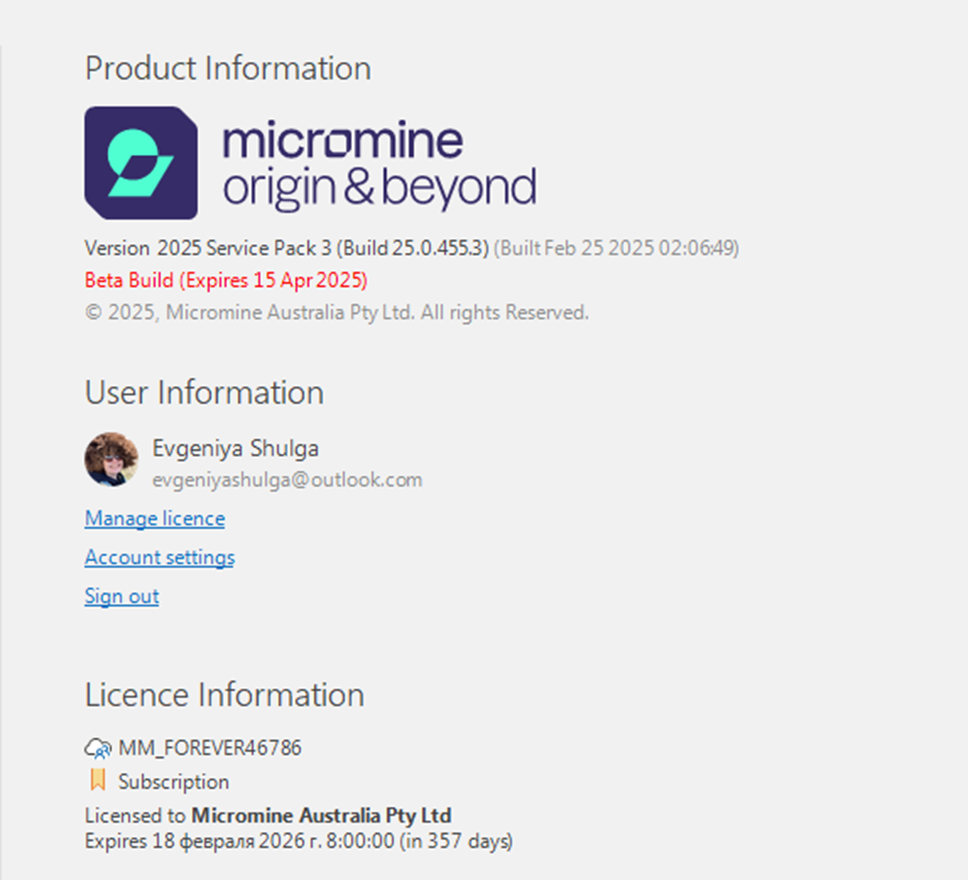 Getting Started With New Micromine Origin And Beyond Cloud Licensing