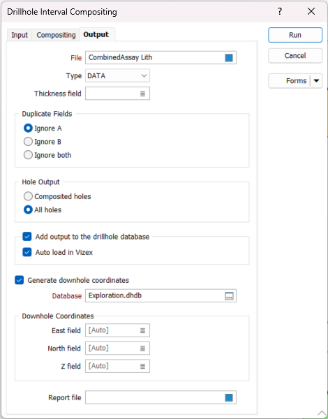 Combining Assay And Lithology Interval Data With The Interval Compositing Tool Origin And Beyond