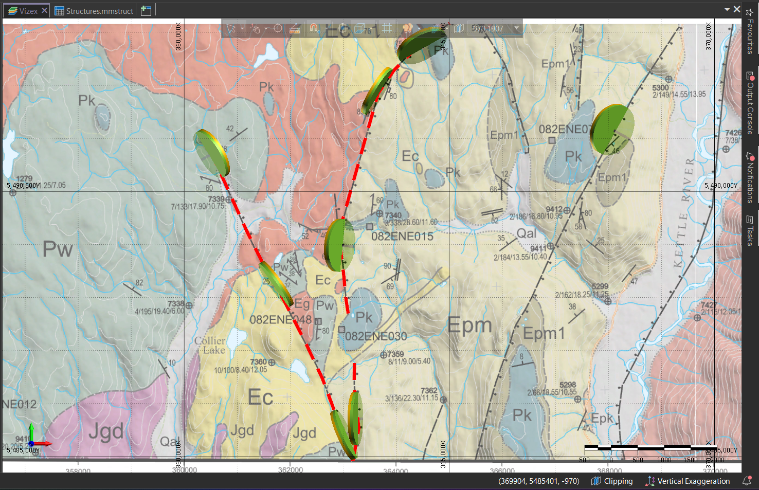 Early Exploration Using The Implicit Modelling Tools To Create Faults